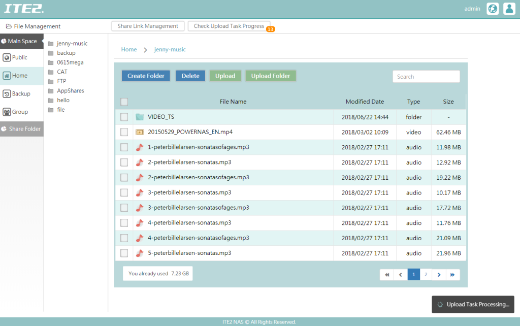 [ Windows 10 NAS ] Upload Folder to NAS - ITE2 NAS 2.0 Blog