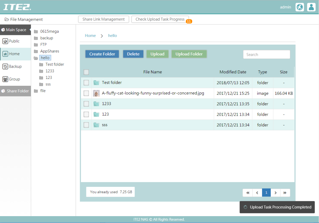 [ Windows 10 NAS ] Upload Folder to NAS - ITE2 NAS 2.0 Blog